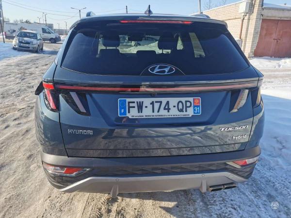 Blue Hyundai Tucson 2021 in Kaunas, with an engine capacity of 1.60 L and mileage of 81 thousand km for 14300 €, photo 3 on AUTOMOTO.COM.LV