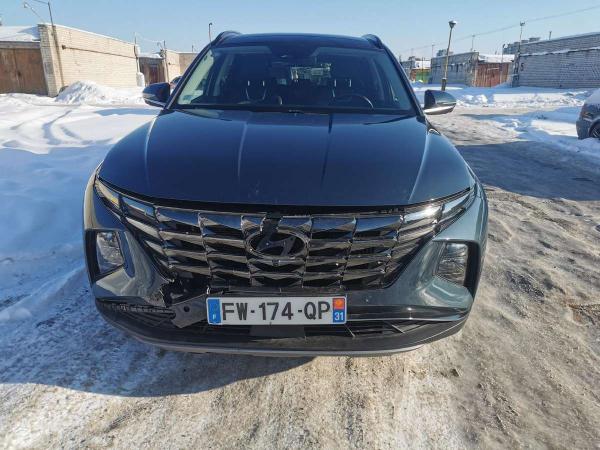 Blue Hyundai Tucson 2021 in Kaunas, with an engine capacity of 1.60 L and mileage of 81 thousand km for 14300 €, photo 4 on AUTOMOTO.COM.LV