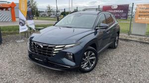 Blue Hyundai Tucson 2021 in Marijampole, with an engine capacity of 1.60 L and mileage of 71 thousand km for 22650 €, photo 5 on AUTOMOTO.COM.LV