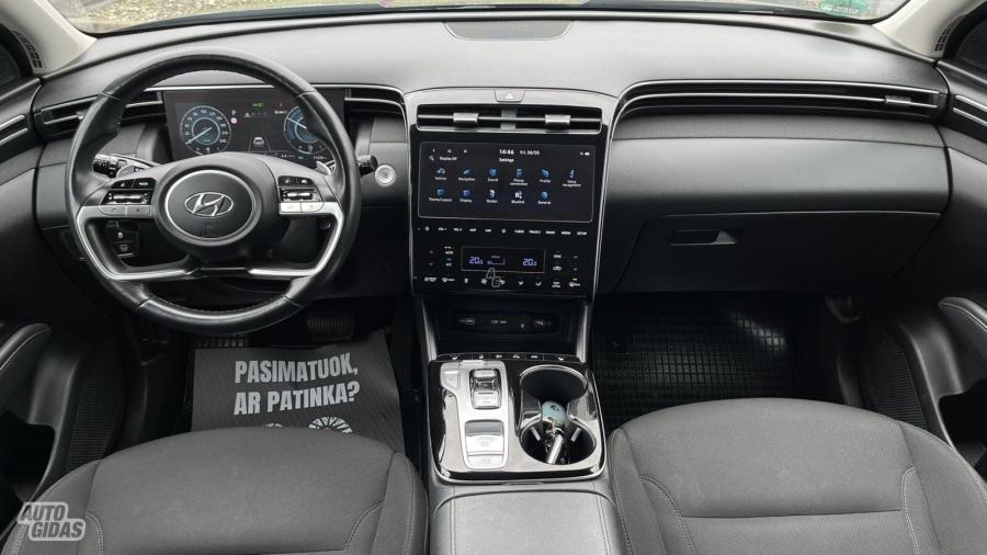 Blue Hyundai Tucson 2021 in Marijampole, with an engine capacity of 1.60 L and mileage of 71 thousand km for 22650 €, photo 12 on AUTOMOTO.COM.LV