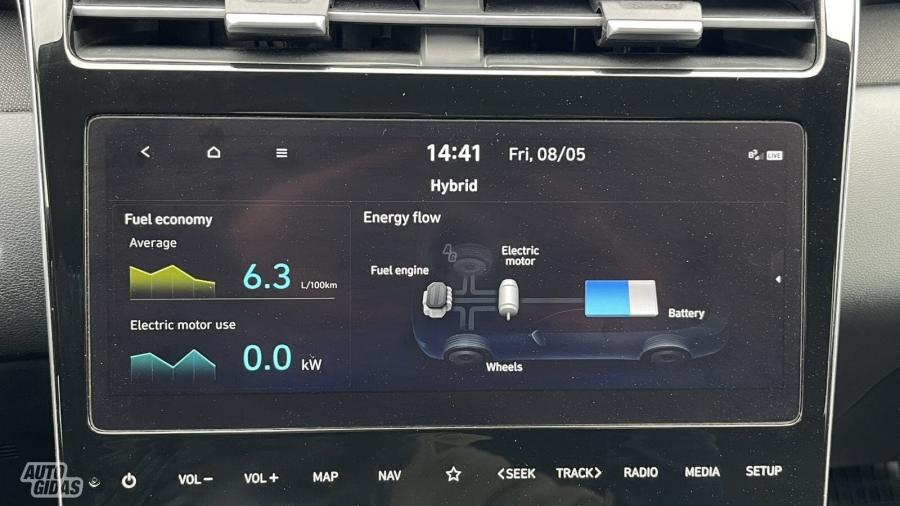 Blue Hyundai Tucson 2021 in Marijampole, with an engine capacity of 1.60 L and mileage of 71 thousand km for 22650 €, photo 27 on AUTOMOTO.COM.LV
