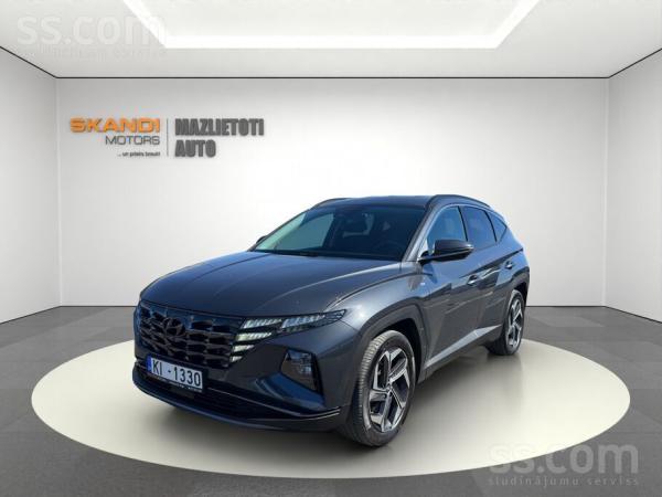 Blue Hyundai Tucson 2021 in Riga, with an engine capacity of 1.60 L and mileage of 69 thousand km for 21490 €, photo 1 on AUTOMOTO.COM.LV
