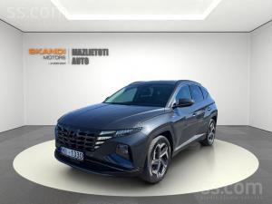 Blue Hyundai Tucson 2021 in Riga, with an engine capacity of 1.60 L and mileage of 69 thousand km for 21490 €, photo  on AUTOMOTO.COM.LV