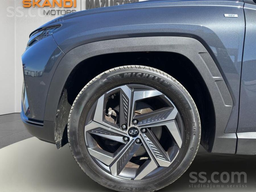 Blue Hyundai Tucson 2021 in Riga, with an engine capacity of 1.60 L and mileage of 69 thousand km for 21490 €, photo 20 on AUTOMOTO.COM.LV