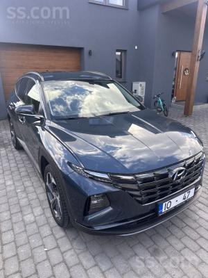 Blue Hyundai Tucson 2021 in Riga, with an engine capacity of 1.60 L and mileage of 64 thousand km for 22000 €, photo  on AUTOMOTO.COM.LV