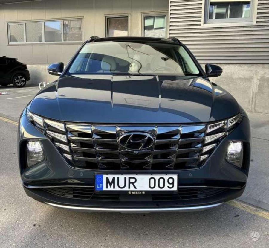 Blue Hyundai Tucson 2021 in Vilnius, with an engine capacity of 1.60 L and mileage of 63 thousand km for 22500 €, photo 4 on AUTOMOTO.COM.LV