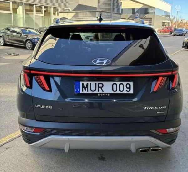 Blue Hyundai Tucson 2021 in Vilnius, with an engine capacity of 1.60 L and mileage of 63 thousand km for 22500 €, photo 4 on AUTOMOTO.COM.LV