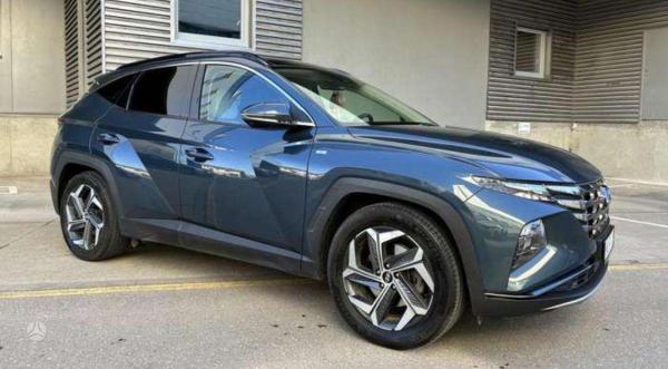 Blue Hyundai Tucson 2021 in Vilnius, with an engine capacity of 1.60 L and mileage of 63 thousand km for 22500 €, photo 9 on AUTOMOTO.COM.LV