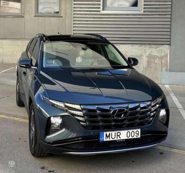 Blue Hyundai Tucson 2021 in Vilnius, with an engine capacity of 1.60 L and mileage of 63 thousand km for 22500 €, photo 10 on AUTOMOTO.COM.LV