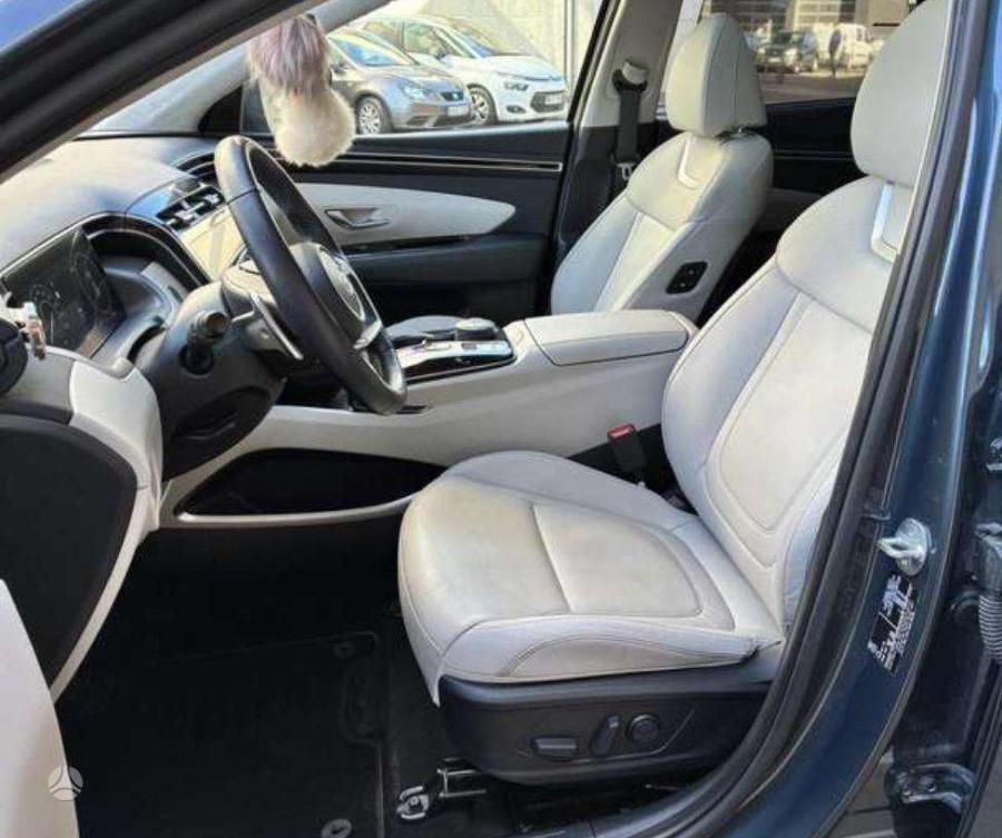 Blue Hyundai Tucson 2021 in Vilnius, with an engine capacity of 1.60 L and mileage of 63 thousand km for 22500 €, photo 15 on AUTOMOTO.COM.LV