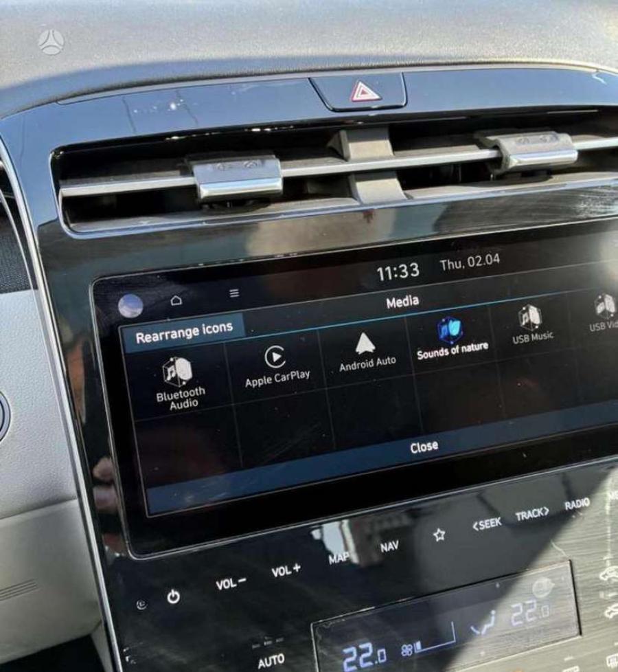 Blue Hyundai Tucson 2021 in Vilnius, with an engine capacity of 1.60 L and mileage of 63 thousand km for 22500 €, photo 34 on AUTOMOTO.COM.LV
