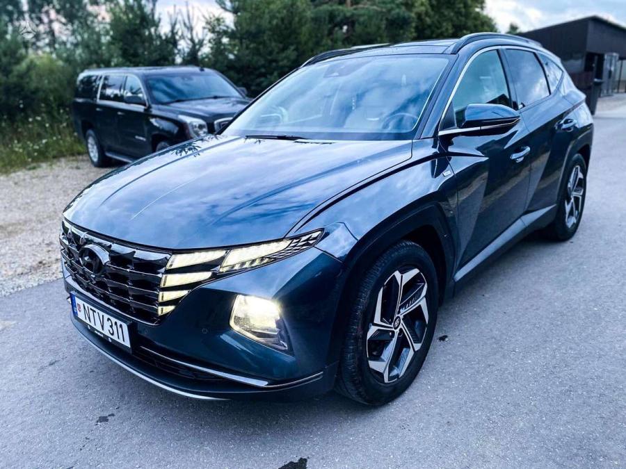 Zils Hyundai Tucson 2021 Viļņa, ar dzinēja tilpumu 1.60 L un nobraukumu 63 tūkst. km par 21500 €, foto 4 vietnē AUTOMOTO.COM.LV