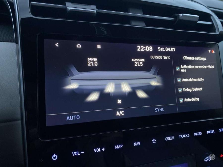 Zils Hyundai Tucson 2021 Viļņa, ar dzinēja tilpumu 1.60 L un nobraukumu 63 tūkst. km par 21500 €, foto 36 vietnē AUTOMOTO.COM.LV