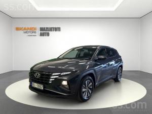 Blue Hyundai Tucson 2021 in Riga, with an engine capacity of 1.60 L and mileage of 36 thousand km for 18490 €, photo  on AUTOMOTO.COM.LV