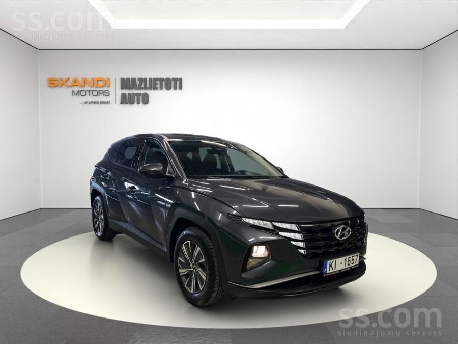 Blue Hyundai Tucson 2021 in Riga, with an engine capacity of 1.60 L and mileage of 36 thousand km for 18490 €, photo 9 on AUTOMOTO.COM.LV