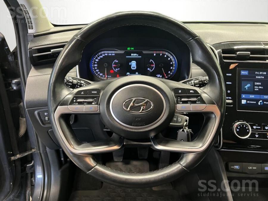 Blue Hyundai Tucson 2021 in Riga, with an engine capacity of 1.60 L and mileage of 36 thousand km for 18490 €, photo 11 on AUTOMOTO.COM.LV