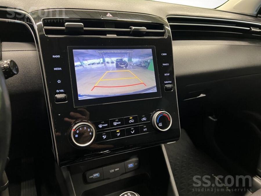 Blue Hyundai Tucson 2021 in Riga, with an engine capacity of 1.60 L and mileage of 36 thousand km for 18490 €, photo 16 on AUTOMOTO.COM.LV