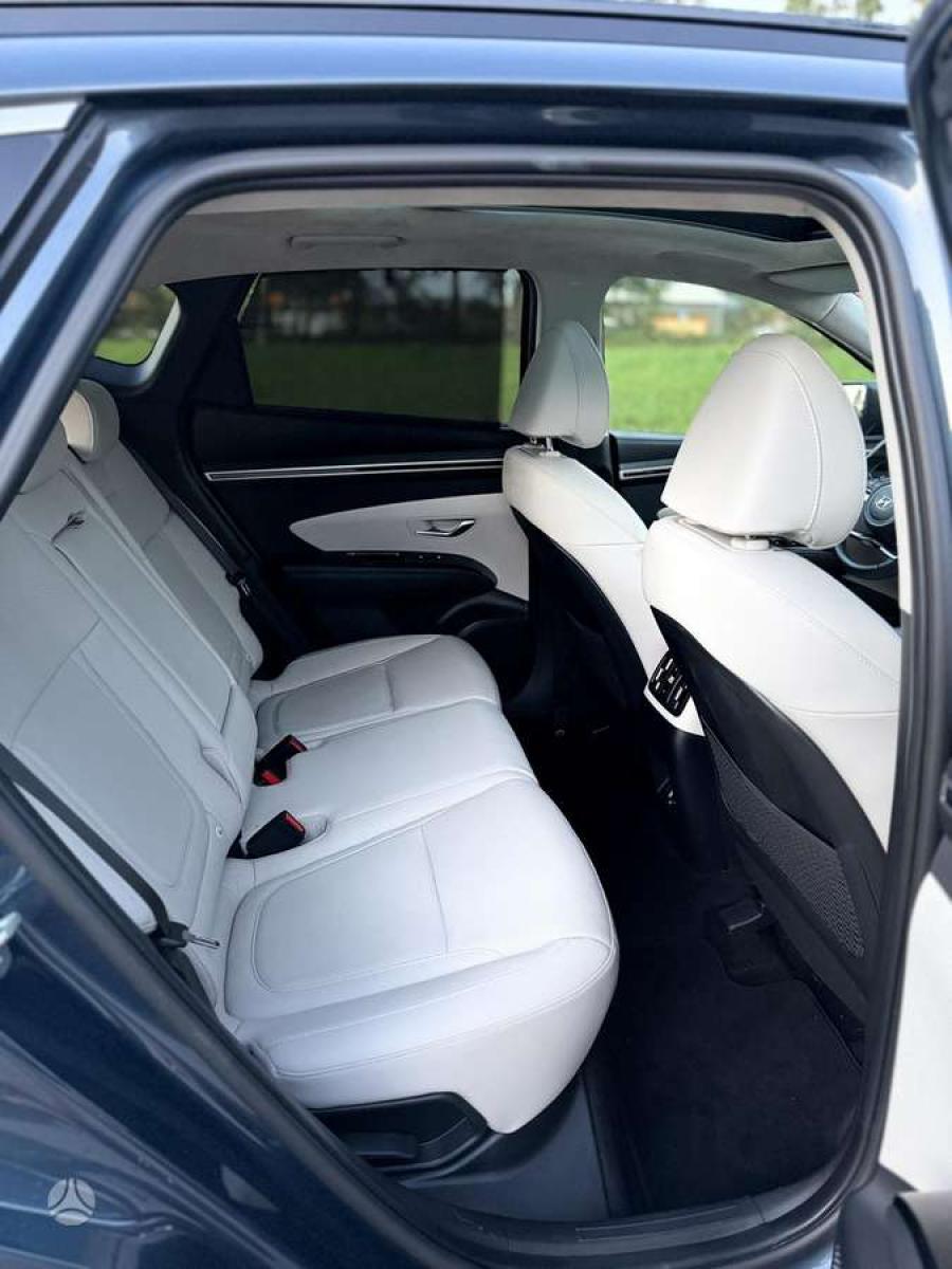 Blue Hyundai Tucson 2021 in Vilnius, with an engine capacity of 1.60 L and mileage of 63 thousand km for 18500 €, photo 20 on AUTOMOTO.COM.LV
