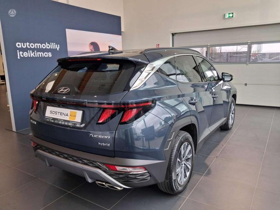 Blue Hyundai Tucson 2021 in Klaipeda, with an engine capacity of 1.60 L and mileage of 38 thousand km for 25450 €, photo 4 on AUTOMOTO.COM.LV