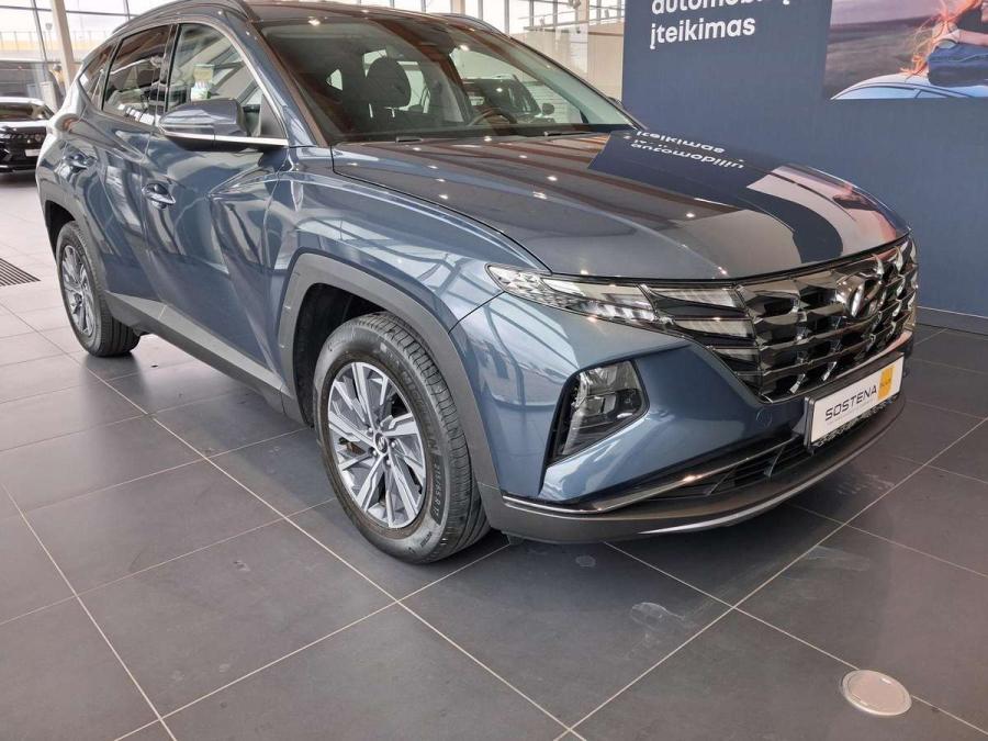 Blue Hyundai Tucson 2021 in Klaipeda, with an engine capacity of 1.60 L and mileage of 38 thousand km for 25450 €, photo 5 on AUTOMOTO.COM.LV