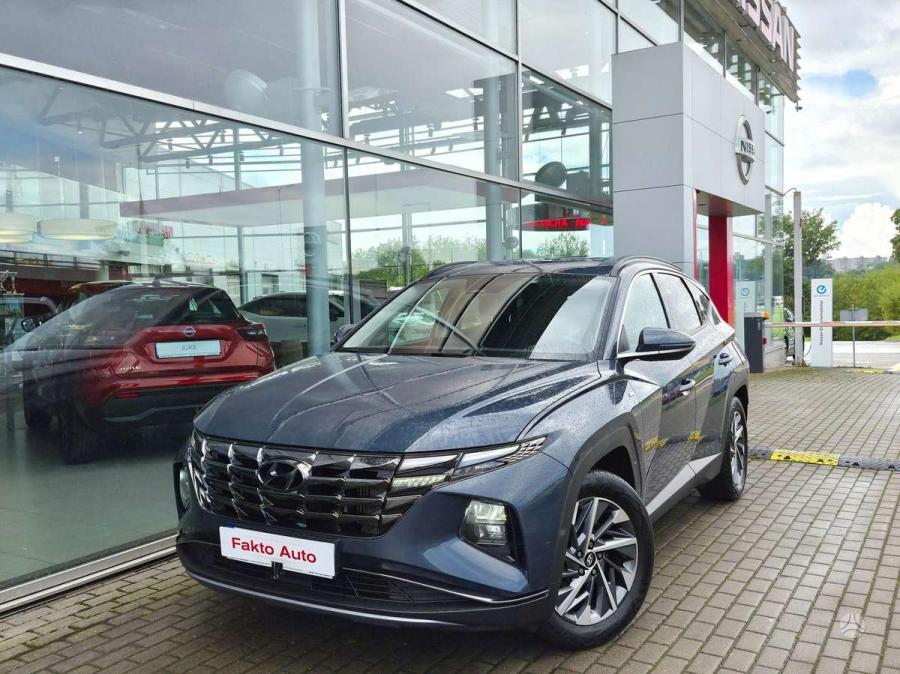 Zils Hyundai Tucson 2021 Viļņa, ar dzinēja tilpumu 1.60 L un nobraukumu 86 tūkst. km par 21500 €, foto 1 vietnē AUTOMOTO.COM.LV
