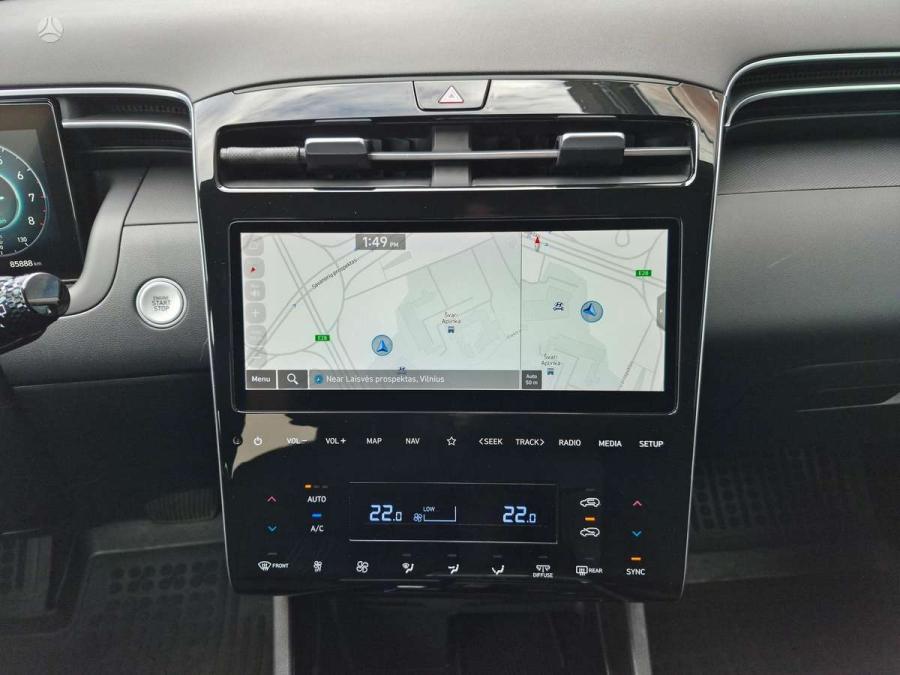 Zils Hyundai Tucson 2021 Viļņa, ar dzinēja tilpumu 1.60 L un nobraukumu 86 tūkst. km par 21500 €, foto 19 vietnē AUTOMOTO.COM.LV