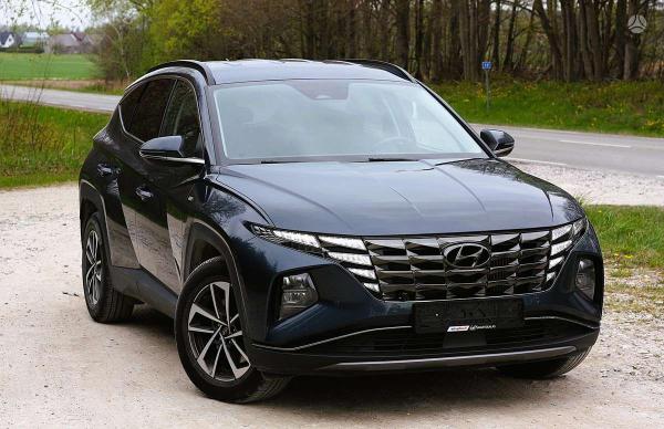 Blue Hyundai Tucson 2022 in Kretinga, with an engine capacity of 1.60 L and mileage of 70 thousand km for 21499 €, photo 1 on AUTOMOTO.COM.LV