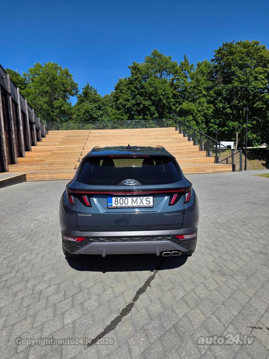 Blue Hyundai Tucson 2022 in Tallinn, with an engine capacity of 1.60 L and mileage of 68 thousand km for 22500 €, photo 3 on AUTOMOTO.COM.LV