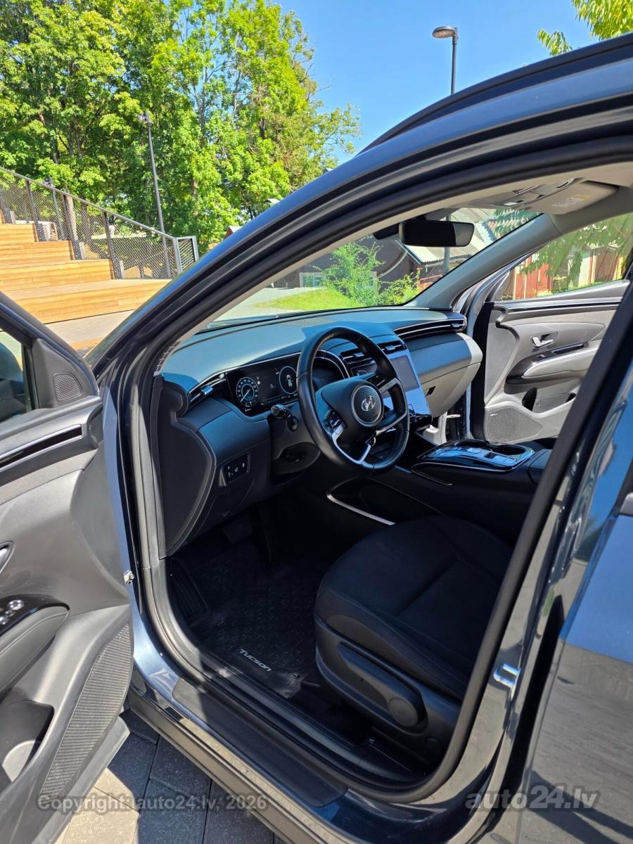 Blue Hyundai Tucson 2022 in Tallinn, with an engine capacity of 1.60 L and mileage of 68 thousand km for 22500 €, photo 8 on AUTOMOTO.COM.LV