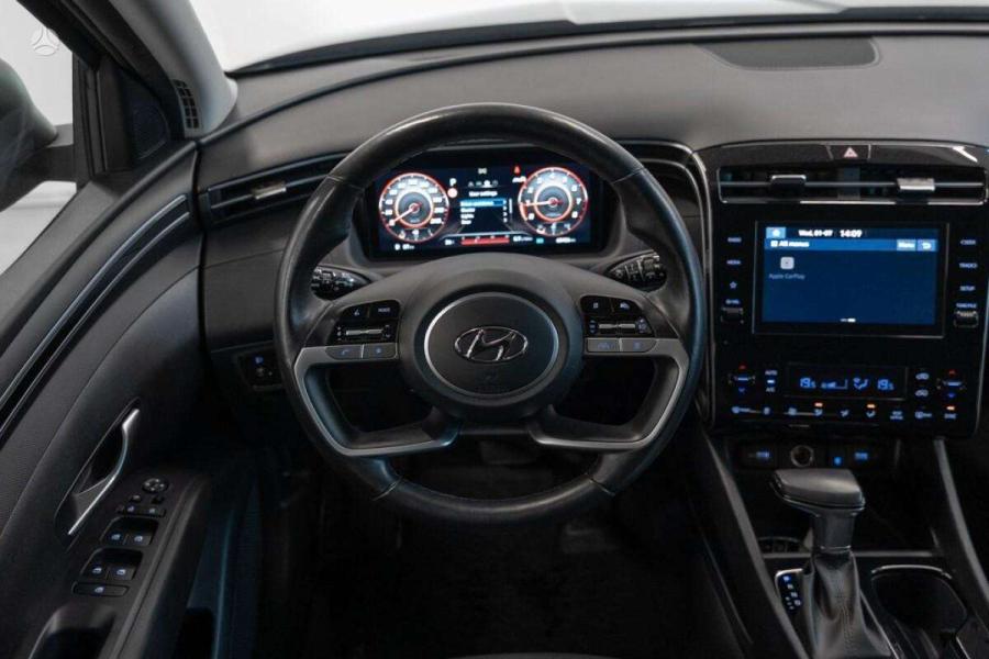Blue Hyundai Tucson 2023 in Vilnius, with an engine capacity of 1.60 L and mileage of 61 thousand km for 21500 €, photo 10 on AUTOMOTO.COM.LV