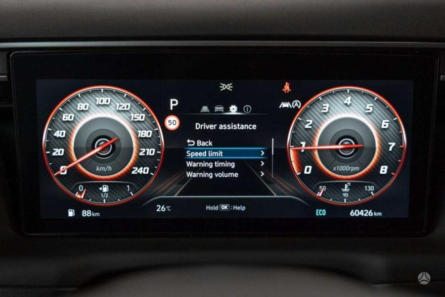 Blue Hyundai Tucson 2023 in Vilnius, with an engine capacity of 1.60 L and mileage of 61 thousand km for 21500 €, photo 12 on AUTOMOTO.COM.LV