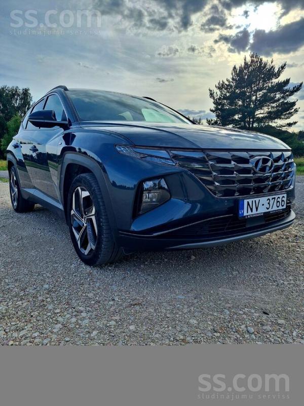 Zils Hyundai Tucson 2024 Rīga, ar dzinēja tilpumu 1.60 L un nobraukumu 61 tūkst. km par 26900 €, foto 1 vietnē AUTOMOTO.COM.LV