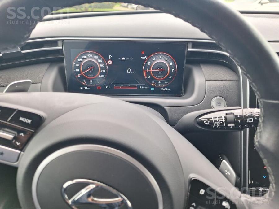 Zils Hyundai Tucson 2024 Rīga, ar dzinēja tilpumu 1.60 L un nobraukumu 61 tūkst. km par 26900 €, foto 9 vietnē AUTOMOTO.COM.LV