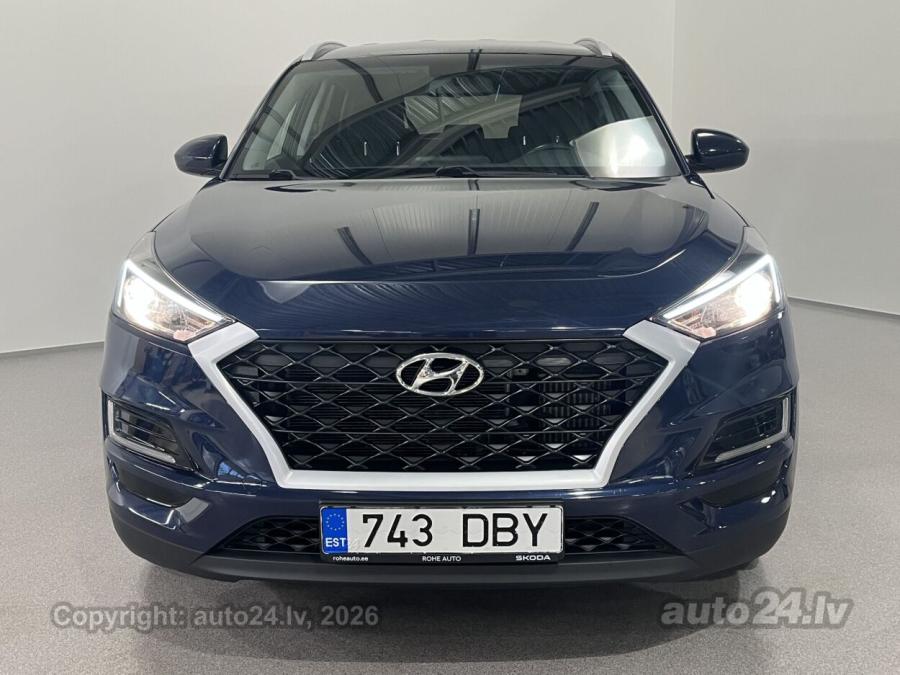 Blue Hyundai Tucson 2019 in Tallinn, with an engine capacity of 1.60 L and mileage of 53 thousand km for 15900 €, photo 2 on AUTOMOTO.COM.LV