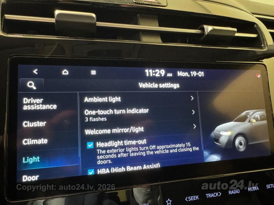 Zils Hyundai Tucson 2021 Tallina, ar dzinēja tilpumu 1.60 L un nobraukumu 101 tūkst. km par 21900 €, foto 22 vietnē AUTOMOTO.COM.LV