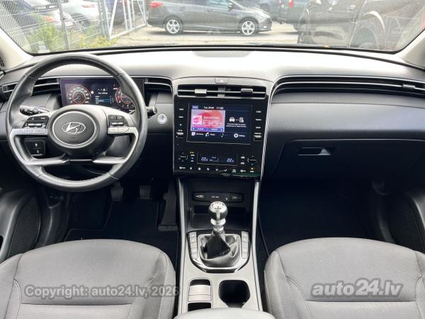 Blue Hyundai Tucson 2021 in Tallinn, with an engine capacity of 1.60 L and mileage of 99 thousand km for 17900 €, photo 9 on AUTOMOTO.COM.LV