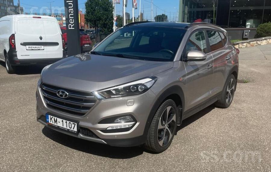 Brūns Hyundai Tucson 2016 Rīga, ar dzinēja tilpumu 1.60 L un nobraukumu 65 tūkst. km par 17900 €, foto 1 vietnē AUTOMOTO.COM.LV