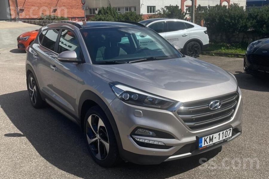 Brūns Hyundai Tucson 2016 Rīga, ar dzinēja tilpumu 1.60 L un nobraukumu 65 tūkst. km par 17900 €, foto 12 vietnē AUTOMOTO.COM.LV
