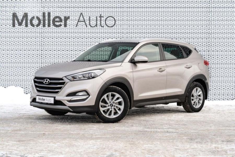 Brown Hyundai Tucson 2017 in Riga, with an engine capacity of 1.60 L and mileage of 73 thousand km for 16650 €, photo 1 on AUTOMOTO.COM.LV