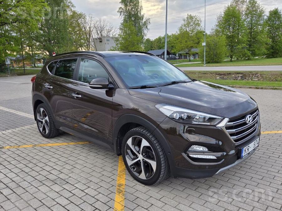 Brūns Hyundai Tucson 2017 Jelgava, ar dzinēja tilpumu 1.60 L un nobraukumu 192 tūkst. km par 13490 €, foto 3 vietnē AUTOMOTO.COM.LV
