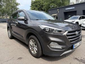 Brown Hyundai Tucson 2017 in Vilnius, with an engine capacity of 1.69 L and mileage of 184 thousand km for 11200 €, photo  on AUTOMOTO.COM.LV