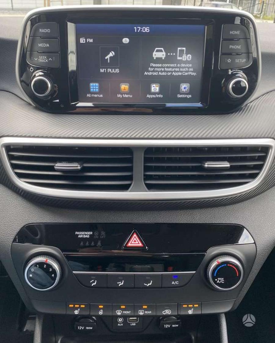 Brown Hyundai Tucson 2019 in Vilnius, with an engine capacity of 1.59 L and mileage of 51 thousand km for 15000 €, photo 20 on AUTOMOTO.COM.LV