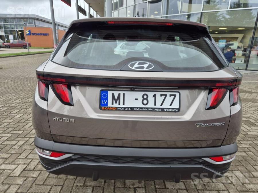 Brūns Hyundai Tucson 2021 Liepāja, ar dzinēja tilpumu 1.60 L un nobraukumu 30 tūkst. km par 16990 €, foto 5 vietnē AUTOMOTO.COM.LV