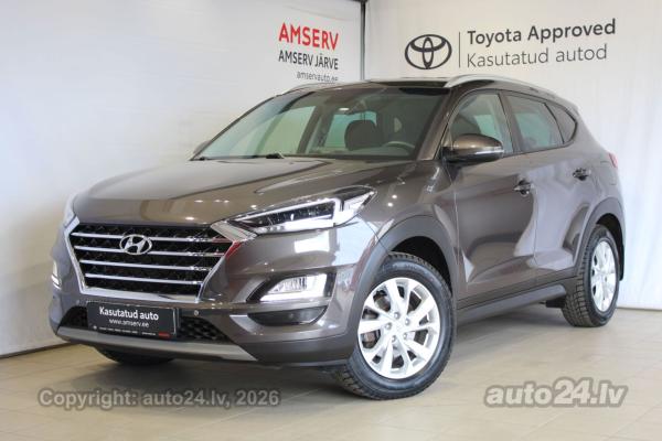 Brown Hyundai Tucson 2019 in Tallinn, with an engine capacity of 1.60 L and mileage of 94 thousand km for 15490 €, photo 1 on AUTOMOTO.COM.LV