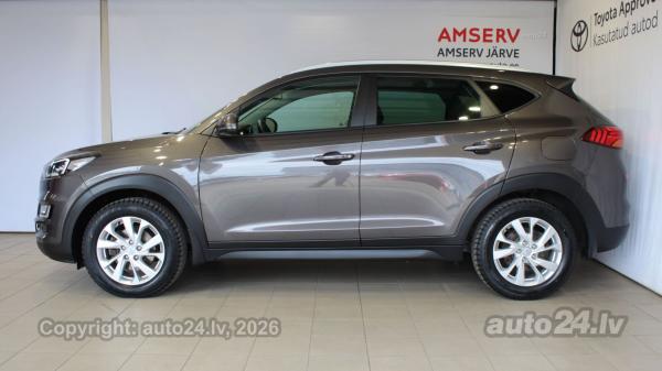 Brown Hyundai Tucson 2019 in Tallinn, with an engine capacity of 1.60 L and mileage of 94 thousand km for 15490 €, photo 3 on AUTOMOTO.COM.LV