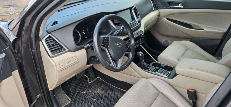 Brūns Hyundai Tucson 2018 Ukmergė, ar dzinēja tilpumu 1.69 L un nobraukumu 300 tūkst. km par 12300 €, foto 17 vietnē AUTOMOTO.COM.LV