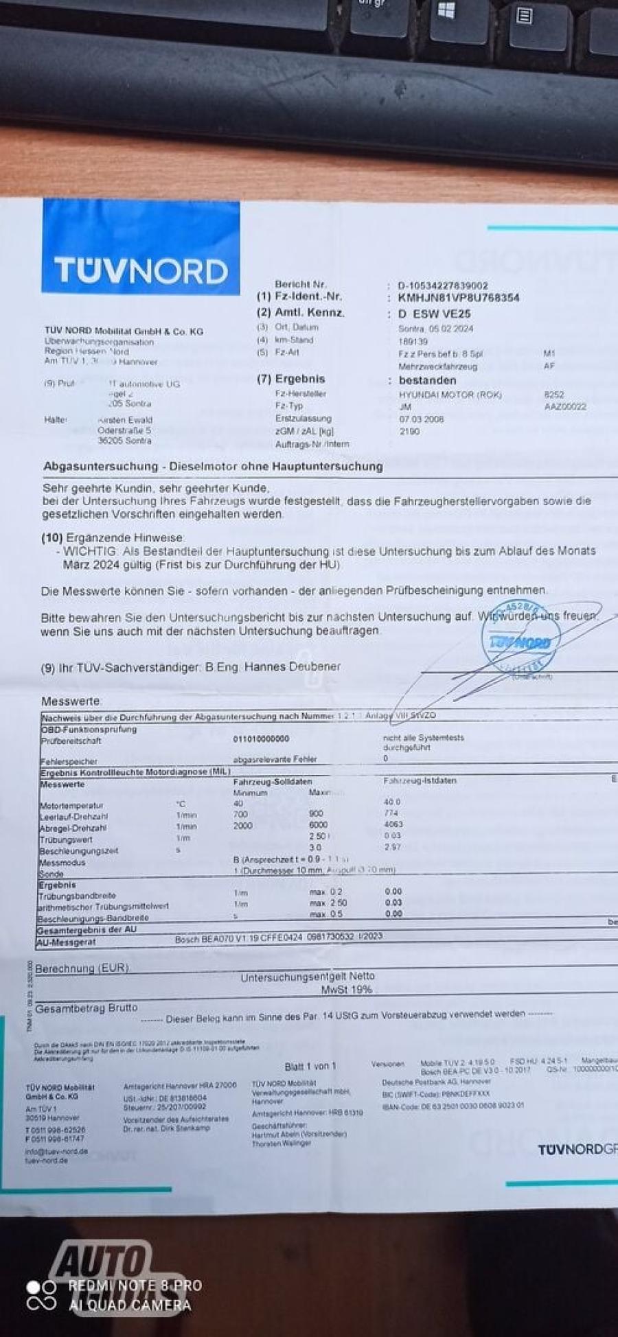Хендай Туксон 2008 в Каунас, объемом двигателя 2.00 л и пробегом 216 тыс. км за 2500 €, фото 4 на AUTOMOTO.COM.LV