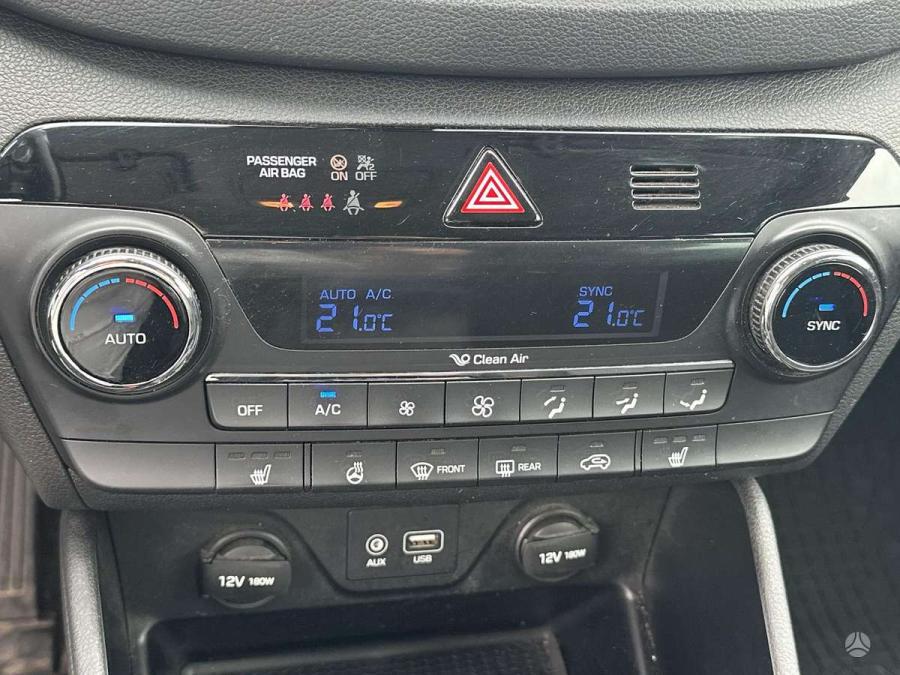Hyundai Tucson 2016 in Klaipeda, with an engine capacity of 1.60 L and mileage of 147 thousand km for 13500 €, photo 14 on AUTOMOTO.COM.LV