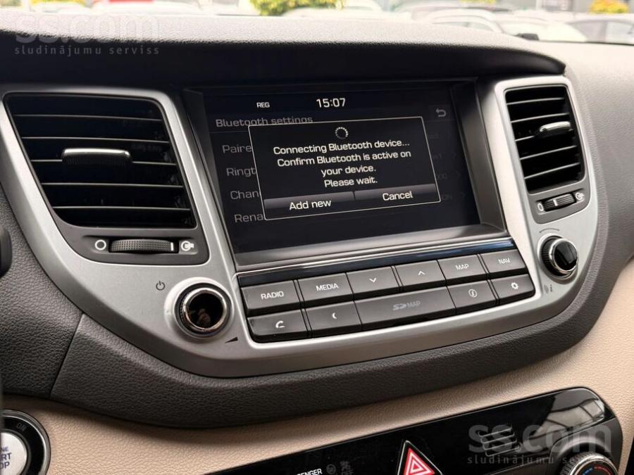 Hyundai Tucson 2016 in Riga, with an engine capacity of 1.60 L and mileage of 184 thousand km for 11990 €, photo 19 on AUTOMOTO.COM.LV
