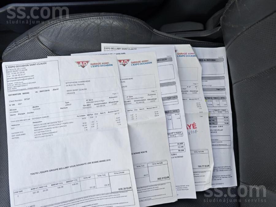 Зеленый Хендай Туксон 2005 в Огре, объемом двигателя 2.00 л и пробегом 166 тыс. км за 3750 €, фото 21 на AUTOMOTO.COM.LV